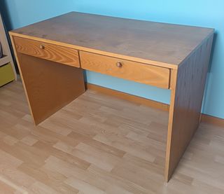 Scrivania in legno rovere massello