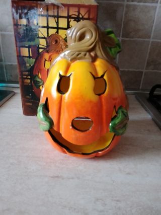 Porta candela Halloween