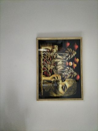 Quadro egiziano che si illumina al buio