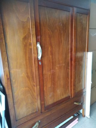 armadio in olmo anni 50