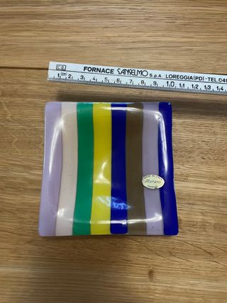 piattino vetro di Murano