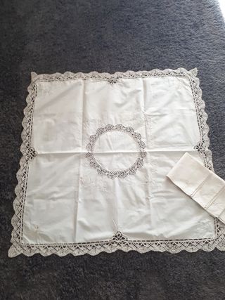 Tovaglia da the+6 tovaglioli vintage