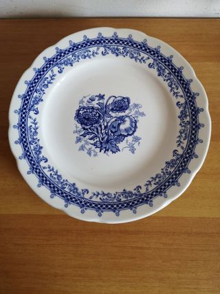 Servito di 6 piattini vintage Laveno Diamondstone