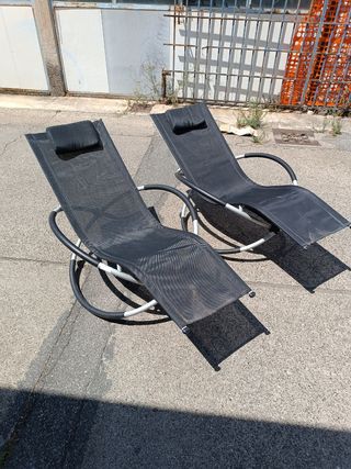 Sdraio, poltrone, dondolo, giardino