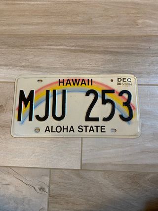 targa automobilistica decorativa