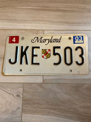 targa automobilistica decorativa