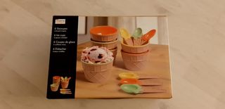 Coppette gelato colorate