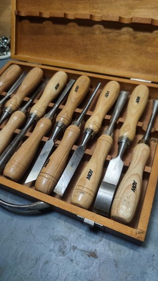 Sgorbie per legno professionali ADW 12pz