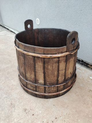 Tinozza in legno vintage