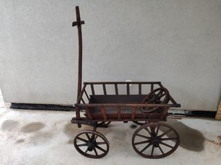 Carretto vintage legno