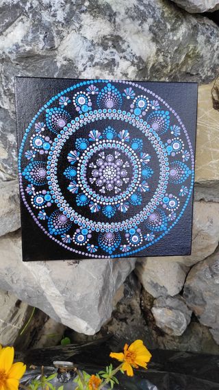 Mandala 'blu e viola'