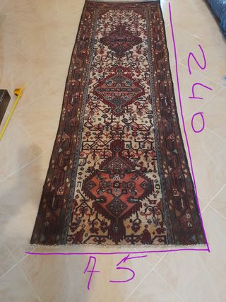 Tappeto persiano hamadam passatoia