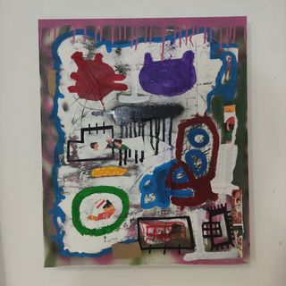 "290204" dipinto astratto (Crocevia Studio)