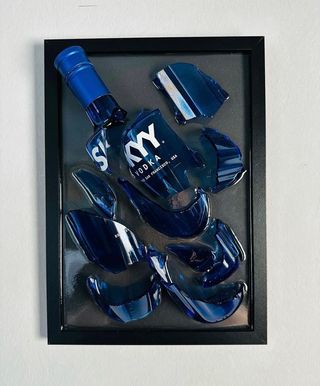 Quadro fatto a mano vodka sky dry liquore