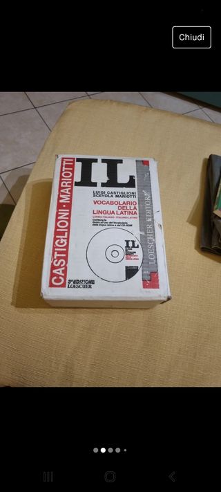 vendo dizionario latino