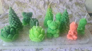 11 candeline profumate orsetto cuore