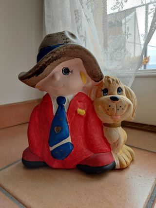 Salvadanaio Bambino con Cucciolo