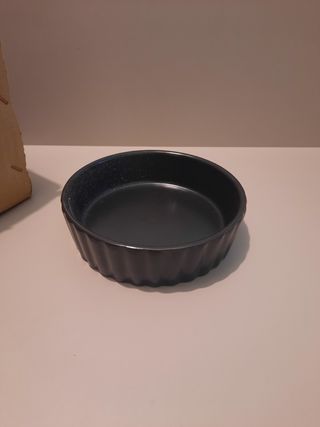 Coppette in ceramica nere nuove