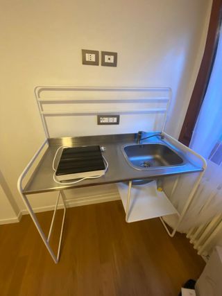 minicucina Ikea e piastra induzione portatile