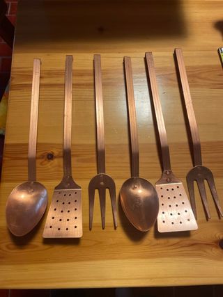 2 set mestoli rame da cucina