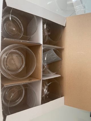 set bicchieri trottola