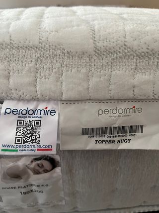 Topper king size 180x200-Perdormire