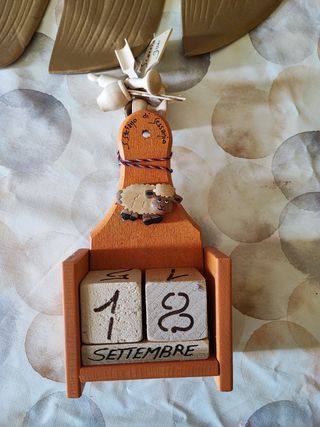 Calendario legno