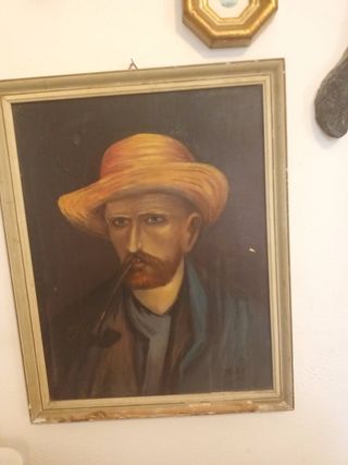 Quadro ad olio ritratto di Van Gogh