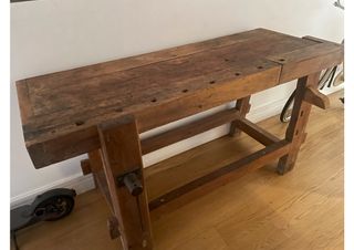 Tavolo da falegname vintage