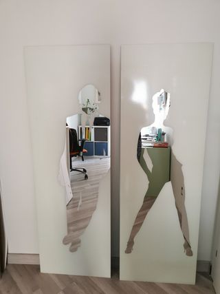 Specchi con sagoma uomo donna
