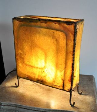 lampada etnica da tavolo