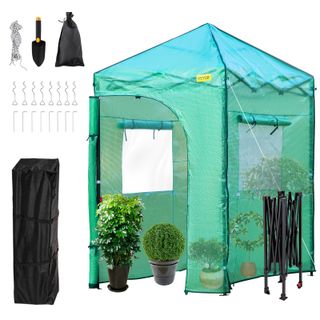 Serra Portatile 1,2 x 1,8 x 2,4 m da Giardino Tel