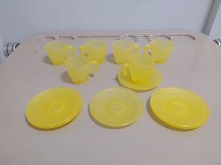 Set caffè vintage in plastica marca Guzzini