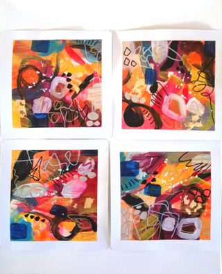 cuadros hecho a mano/arte abstracto de 4