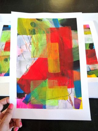 cuadros/arte abstracto original pintado a mano