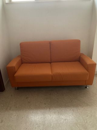 divano 2 posti colore arancio Divanity