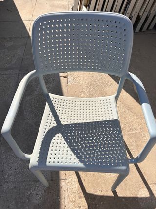 SEDIE DA ESTERNO COLORE AZZURRO