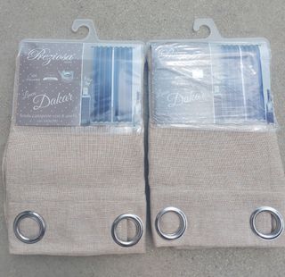 Tende doppie beige