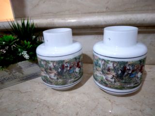 Set 2 Bocce Paralume Vintage Vetro