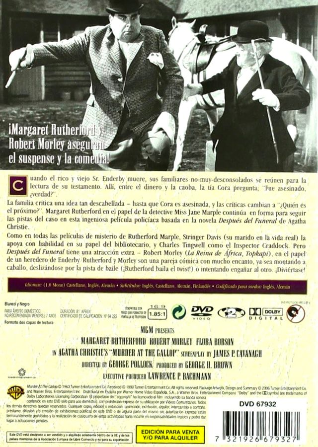 Después del Funeral DVD Agatha Christie de segunda mano por 10 EUR en ...