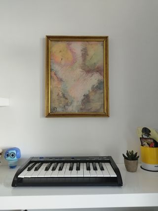 Quadro astratto con cornice