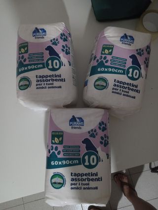 30  tappetini assorbenti per animali