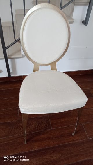 Sedie vinpelle e foglia oro "Cantori"