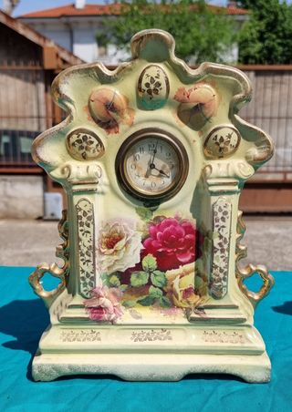 Set vasi e orologio vintage