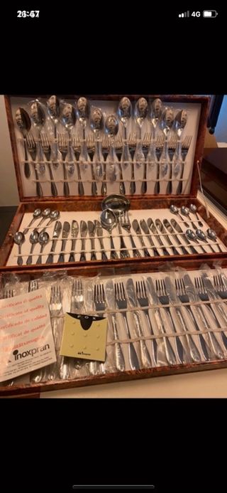 Set di posate in acciaio 75 Pz