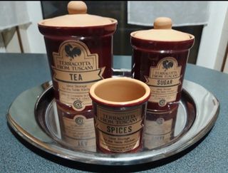 Barattoli Terracotta from Tuscany