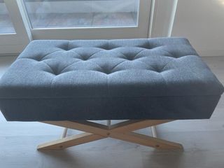 Panca con vano porta oggetti