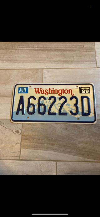 targa automobilistica decorativa