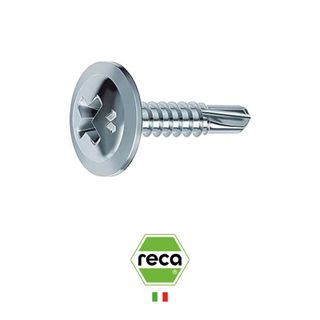 Viti autoforanti zincate per metalli 500pz RECA