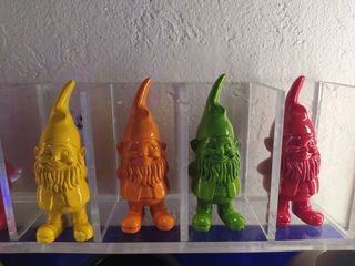 Gnomo in resina colorata